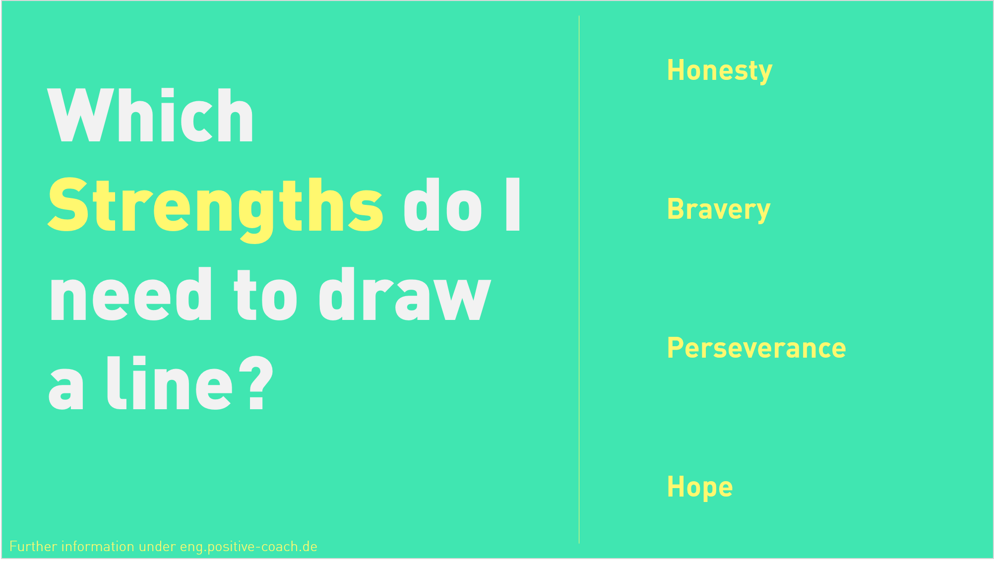 Strengths in Practice: Drawing a Line – Positive Coach